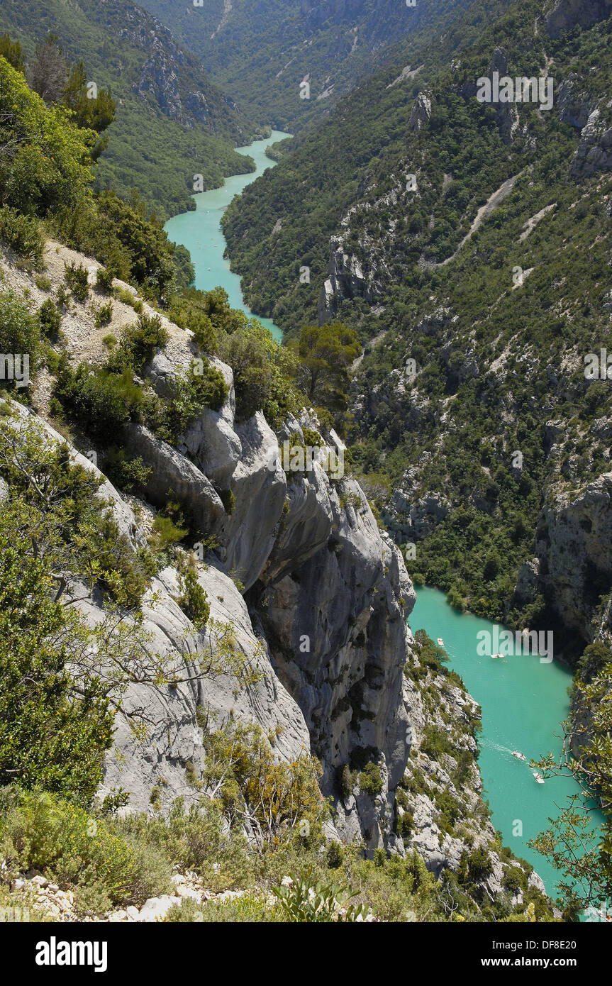 Gorges du Verdon, Verdon River canyon, Verdon Regional Natural Park ...