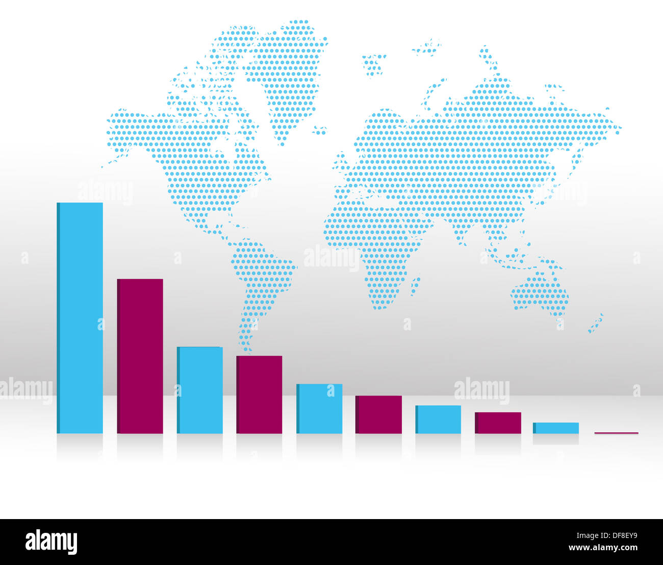 Competition chart graph illustration design Stock Photo - Alamy