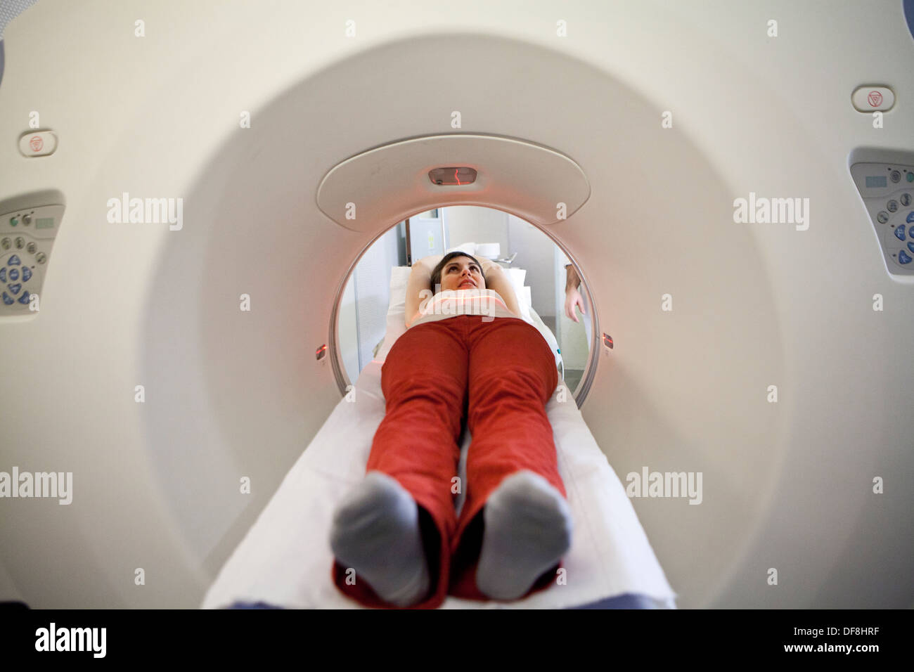 ABDOMEN, CT SCAN EXAMINATION Stock Photo - Alamy