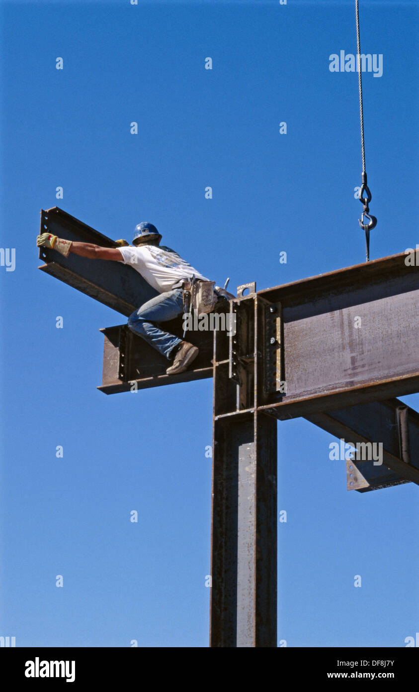 Man male adult steel ironworker hi-res stock photography and images - Alamy