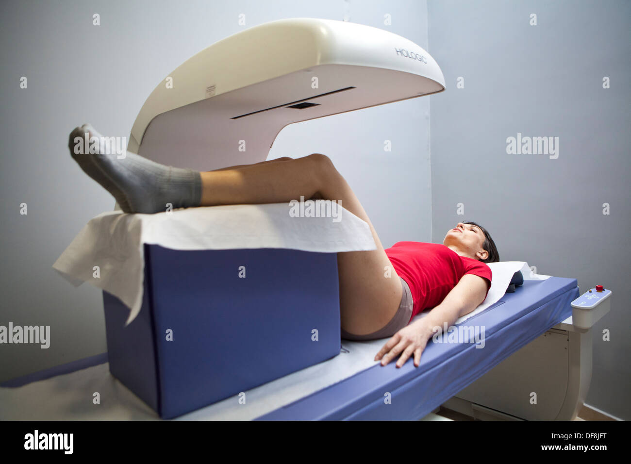 BONE DENSITOMETRY EXAMINATION Stock Photo - Alamy