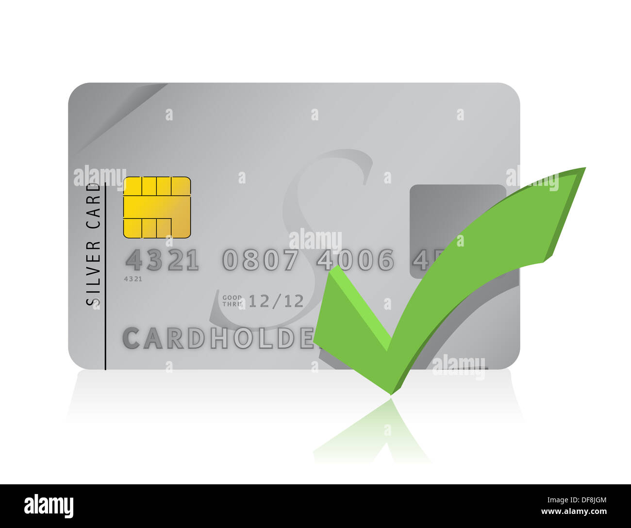 approve Credit Card illustration design Stock Photo - Alamy