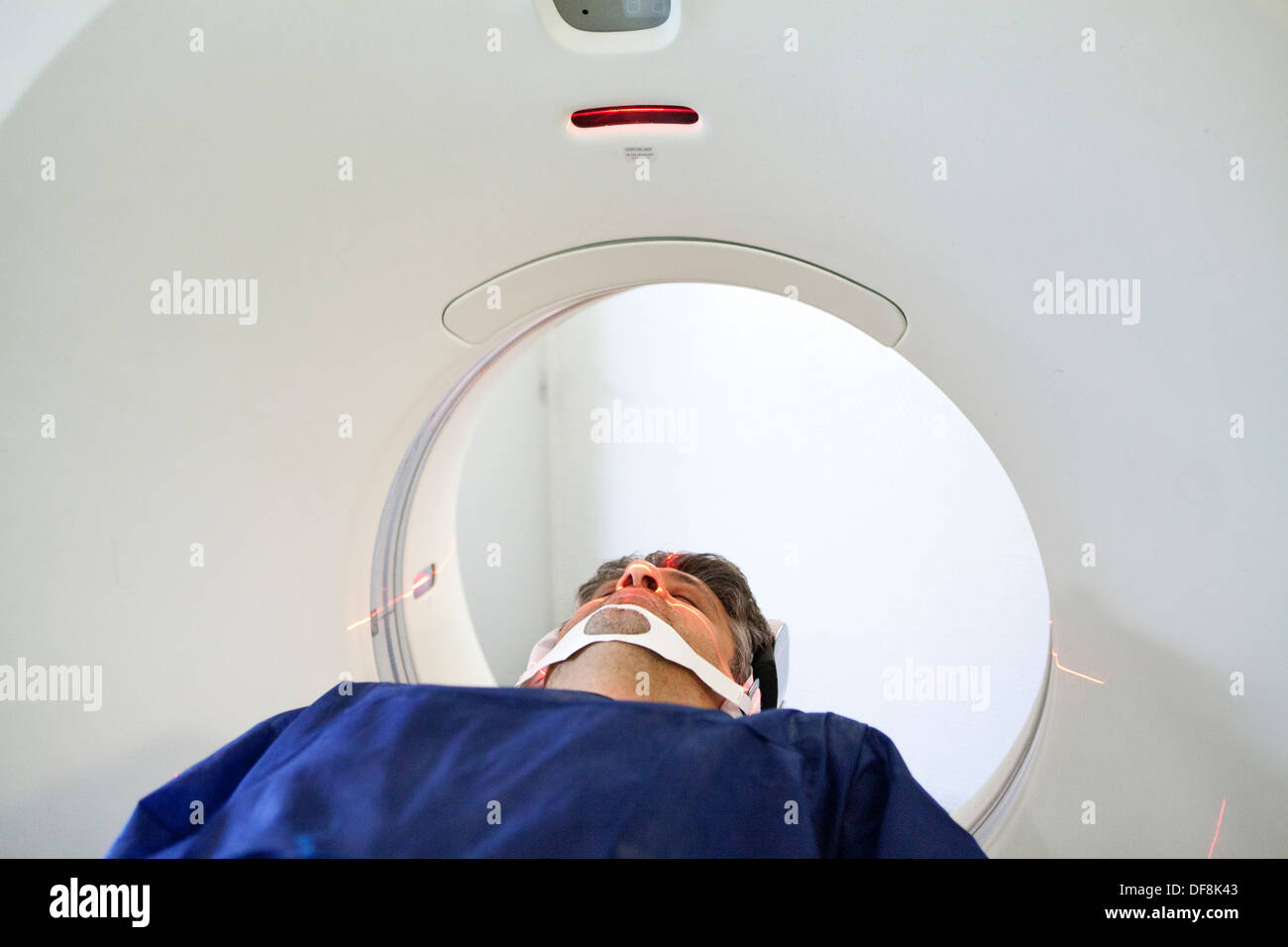 SKULL, CT SCAN EXAMINATION Stock Photo - Alamy