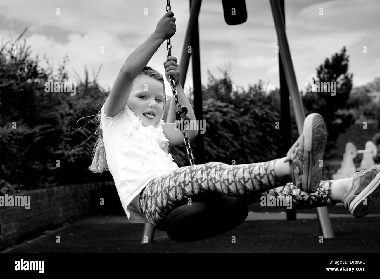 Rope slide Black and White Stock Photos & Images - Alamy
