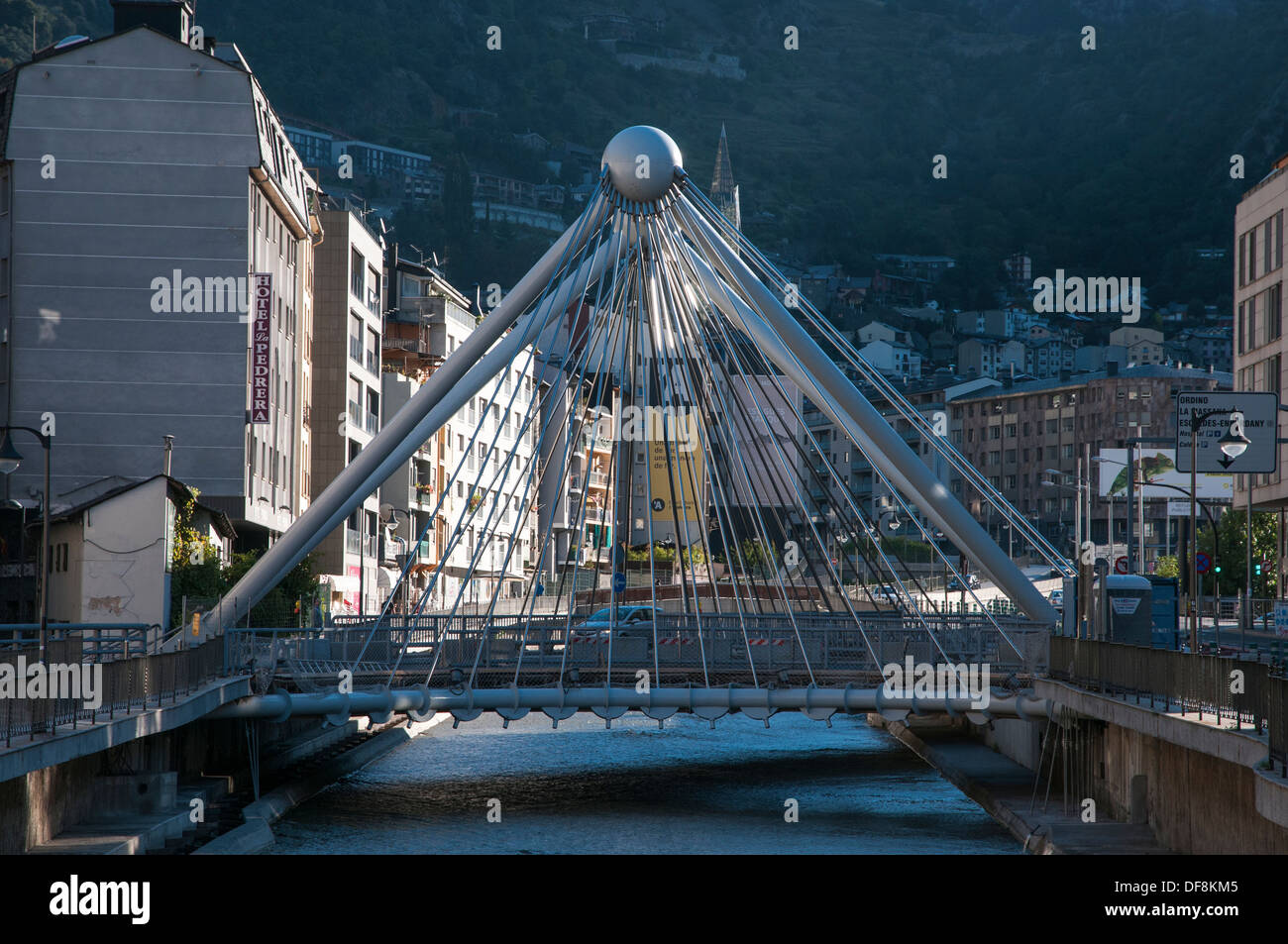 pipe architectural monument to the river below Stock Photo - Alamy