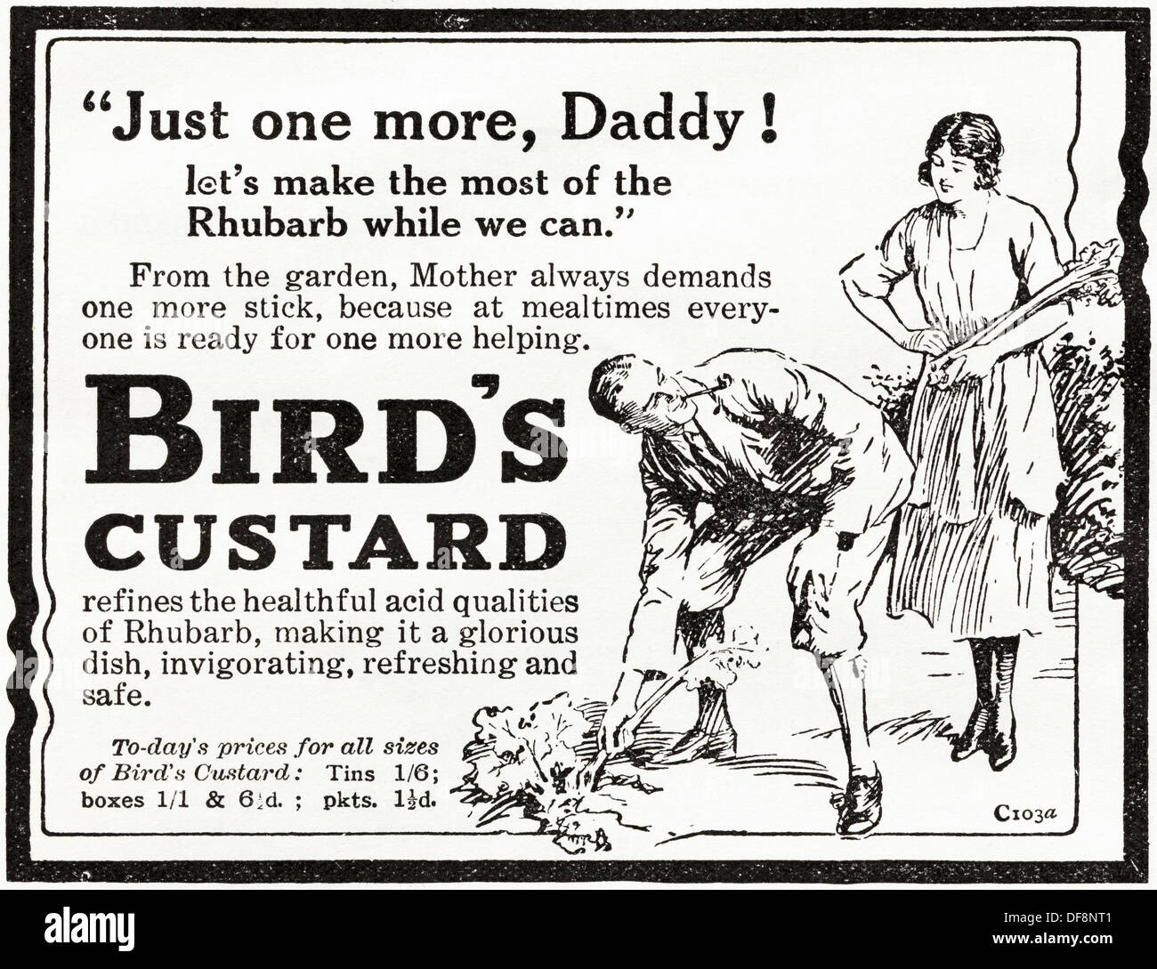 Birds Custard Advert High Resolution Stock Photography and Images - Alamy