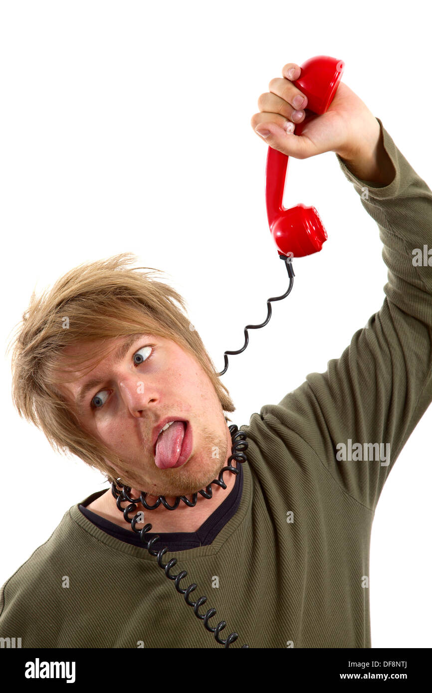 Hang up phone hi-res stock photography and images - Alamy