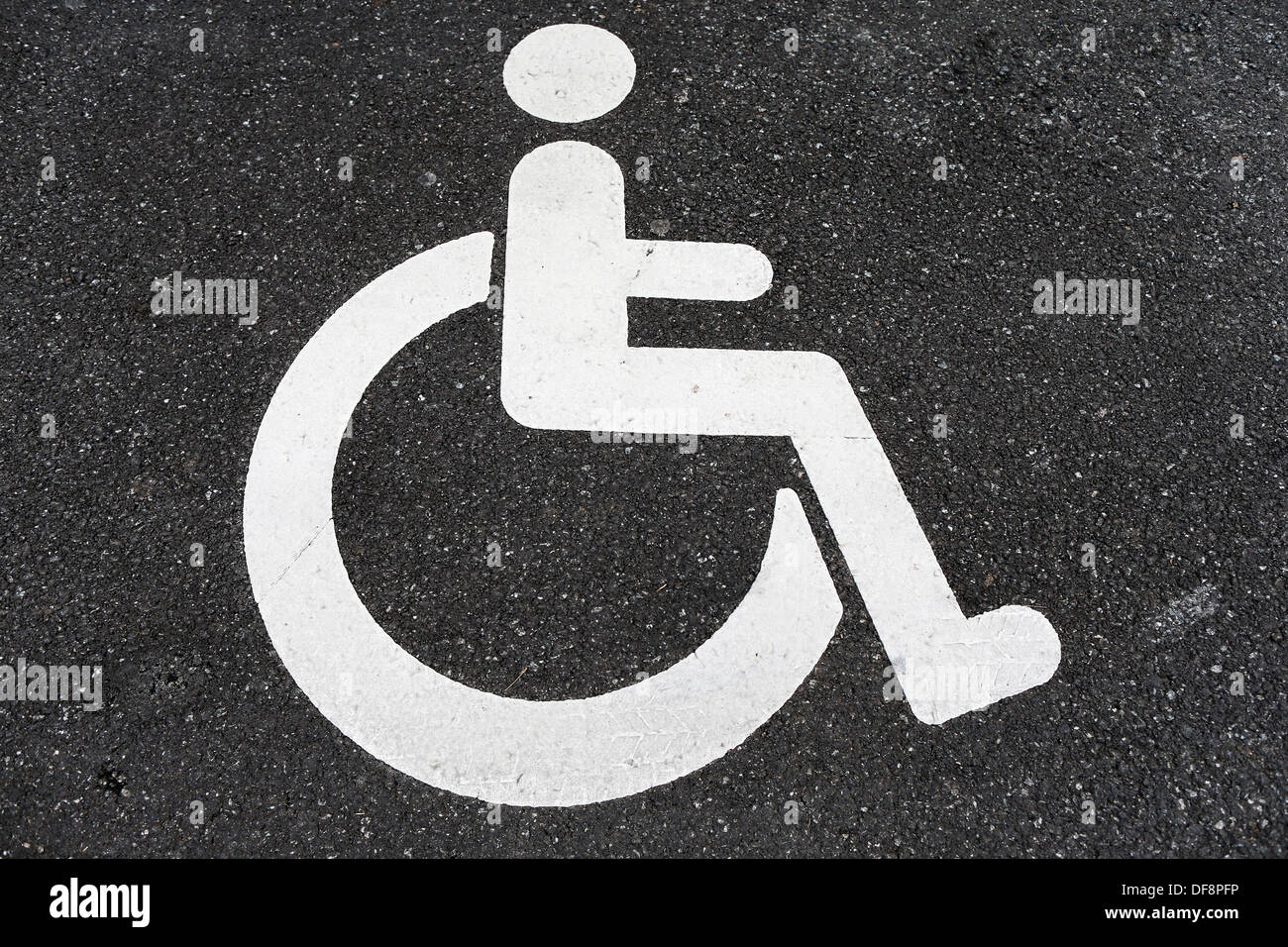 Handicapped symbol hi-res stock photography and images - Alamy