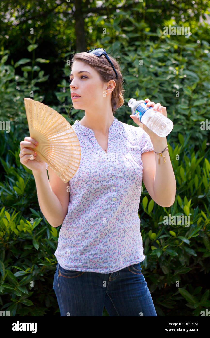 WARM WEATHER, WOMAN Stock Photo - Alamy