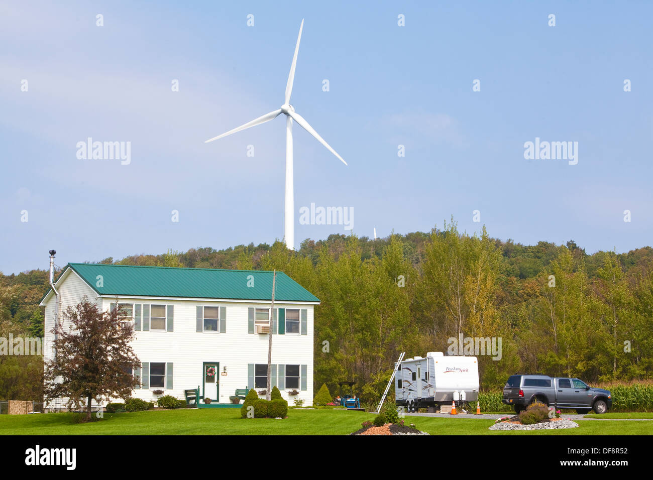 The Fenner Wind Farm is pictured in Madison County, New York Stock ...