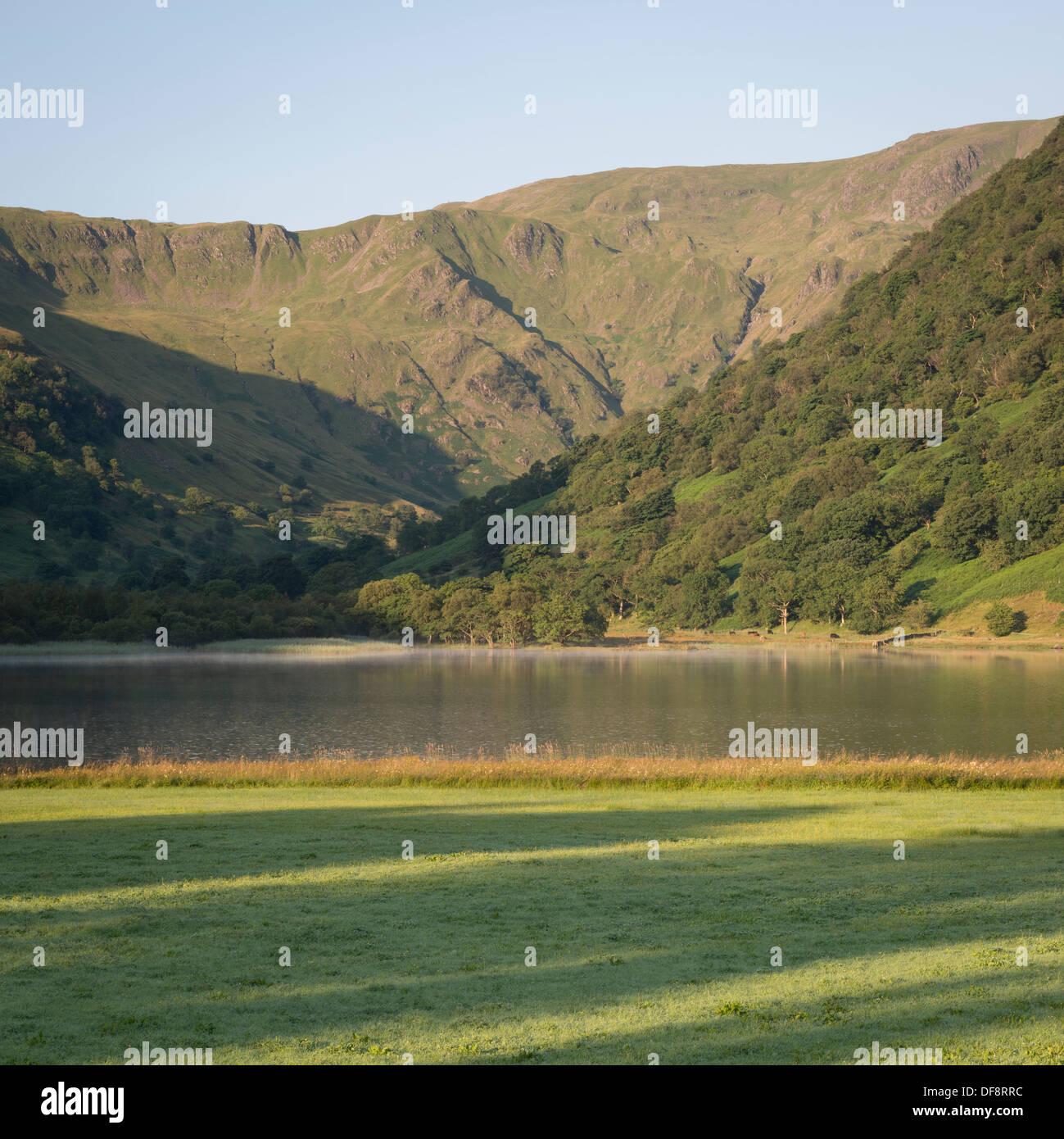 Looking across Brothers Water toward Hartsop above How, Cora Crag, Gale ...