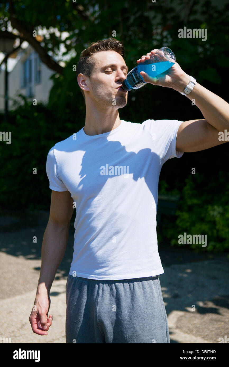 Man cold drink hi-res stock photography and images - Alamy