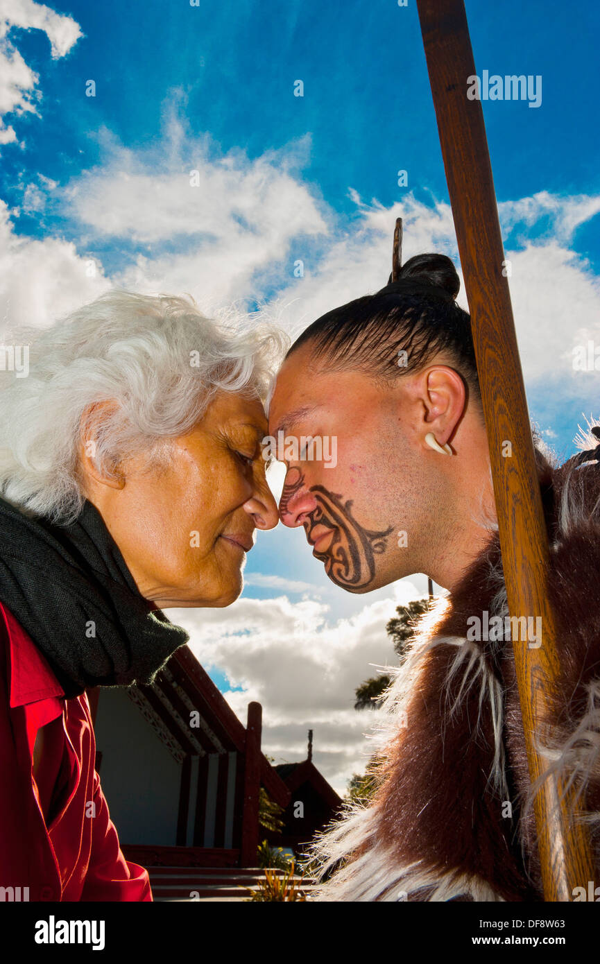 New Zealand Maori Greeting Stock Photos & New Zealand Maori Greeting ...