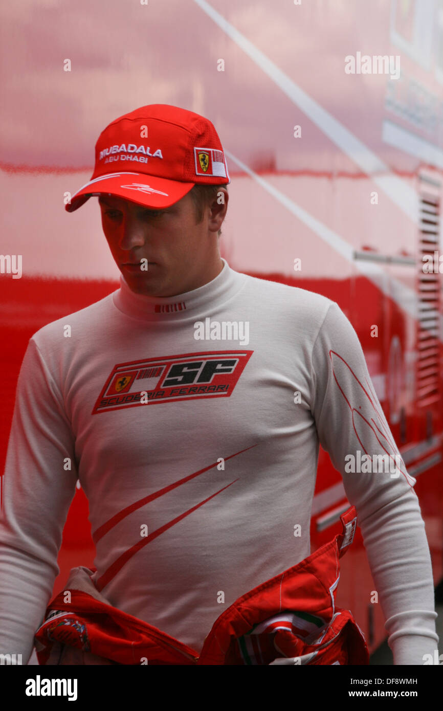 Formula 1 driver Kimi Raikkonen from Finland during formula 1 testing ...
