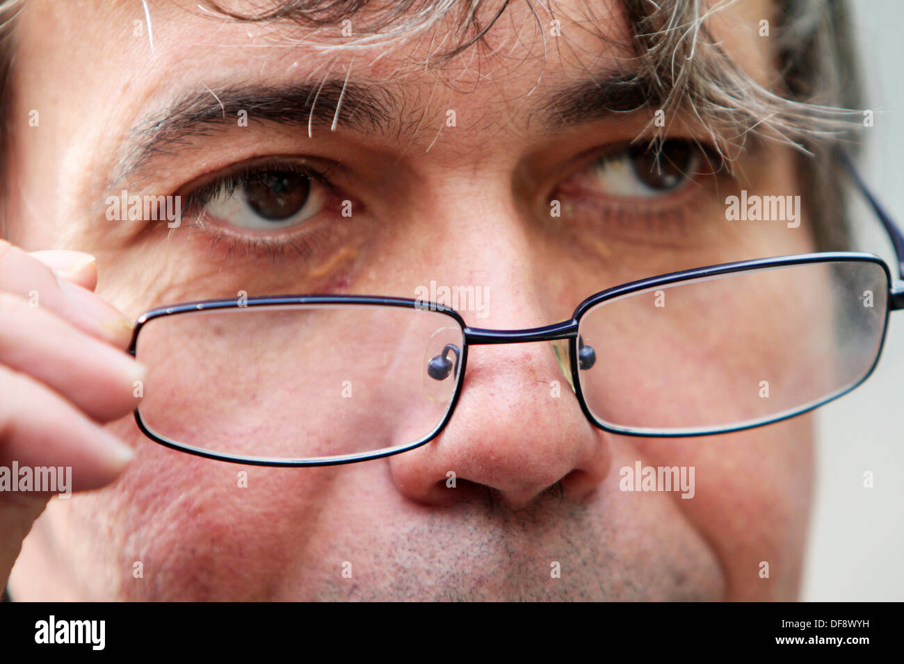 Detailed facial view hi-res stock photography and images - Alamy