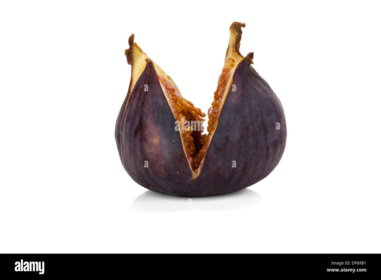 Fresh fig isolated on white background Stock Photo - Alamy