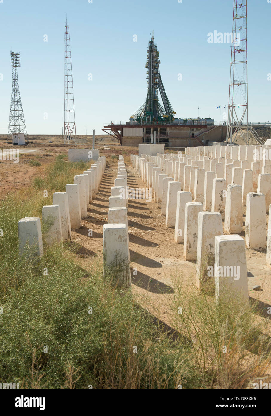 Expedition 37 Soyuz Rocket Stock Photo - Alamy