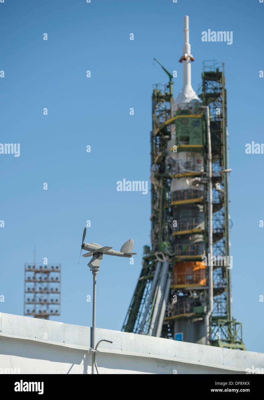 Expedition 37 Soyuz Rocket Stock Photo - Alamy