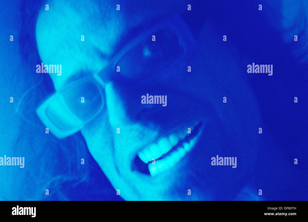 Distorted face glasses hi-res stock photography and images - Alamy