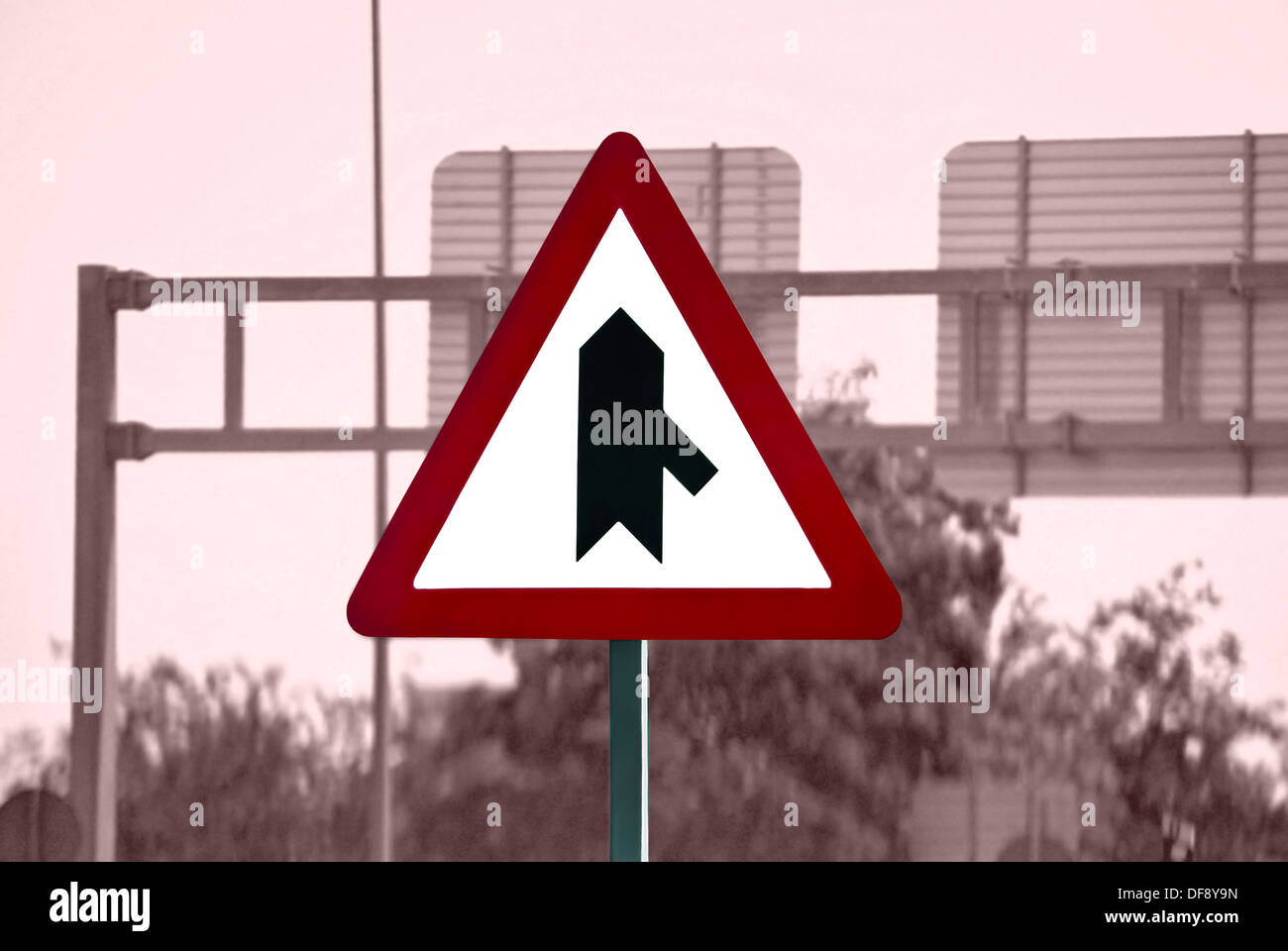 Traffic sign, proximity crossroads right way Stock Photo - Alamy