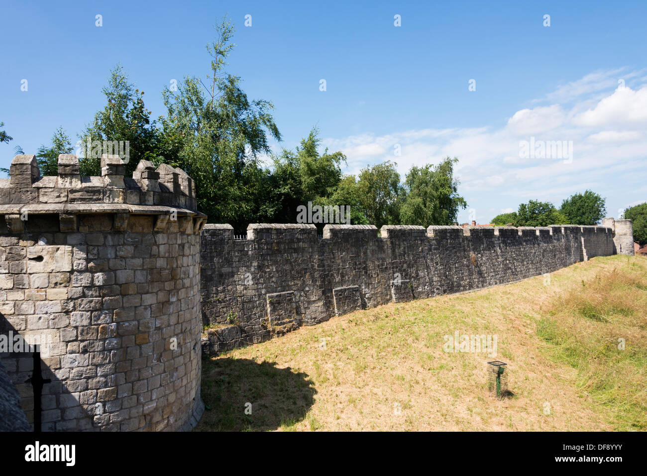 York ancient city walls, York, North Yorkshire, England Stock Photo - Alamy