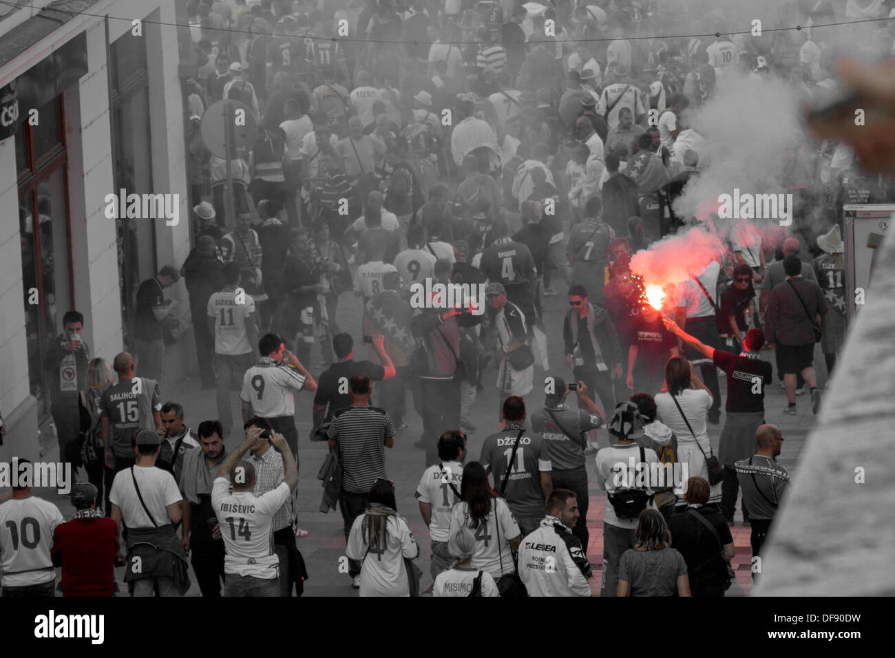 Slovakia football fans hi-res stock photography and images - Alamy