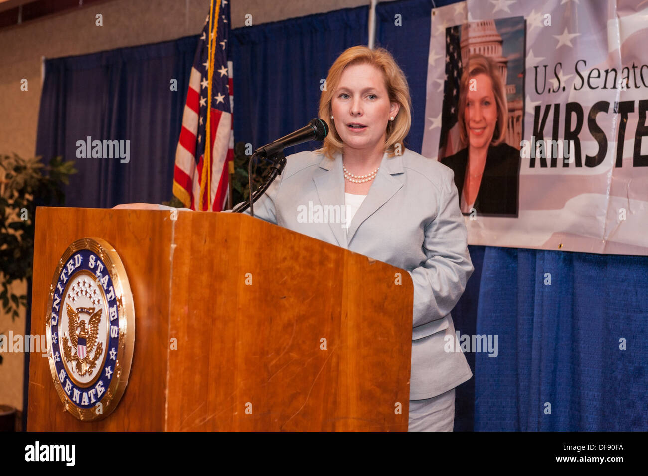 United States Senator Kirsten Gillibrand, women's rights advocate from ...