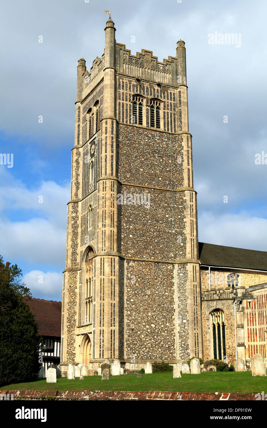 Eye, Suffolk, medieval church, 15th century west tower English churches ...
