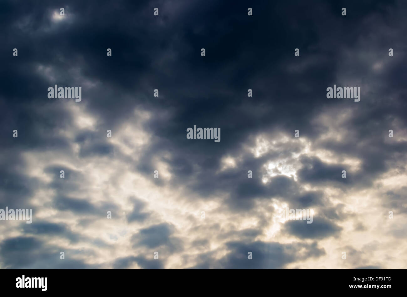 Storm clouds and blue sky before the rain Stock Photo - Alamy