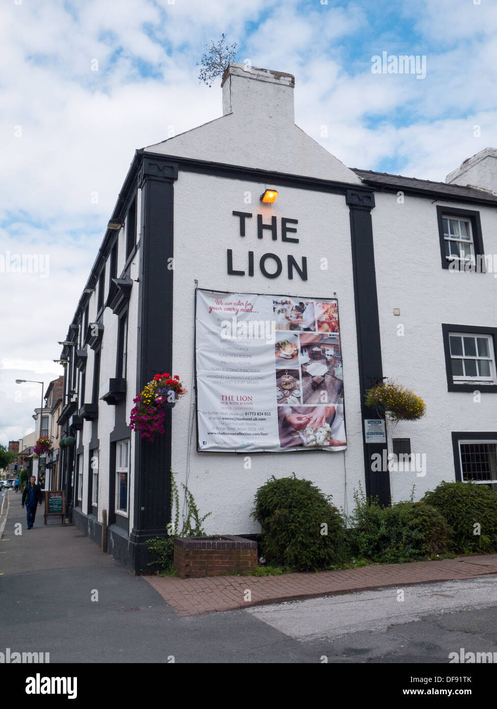 The Lion Hotel and public house in Belper, Derbyshire, United Kingdom ...