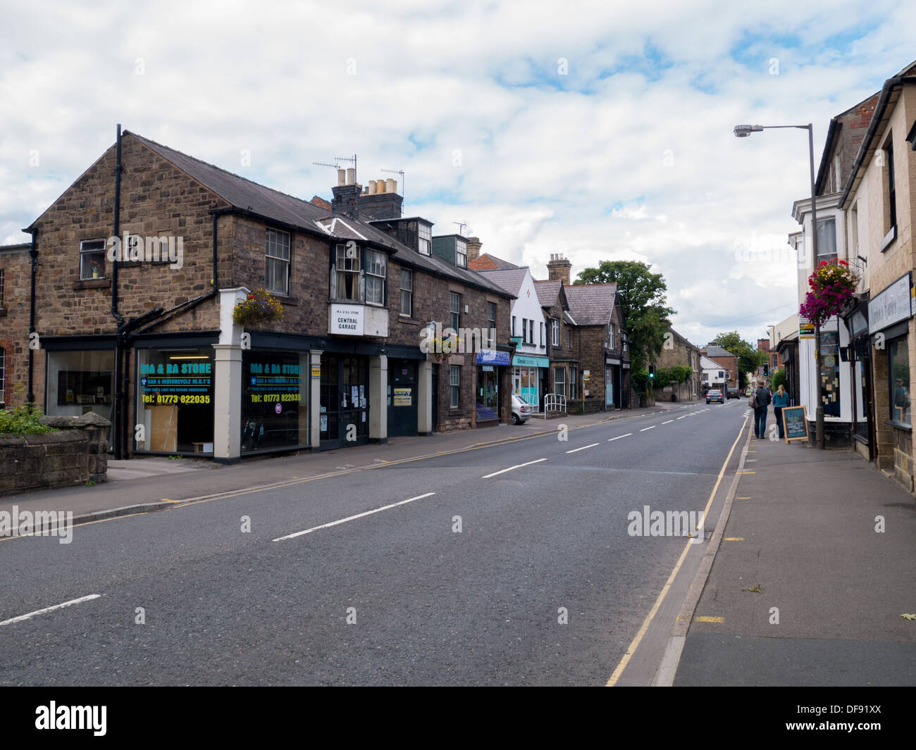 High Street in Belper, Derbyshire, United Kingdom Stock Photo - Alamy