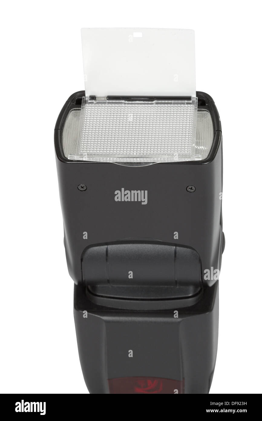 Digital auto flash, isolated on white background, with clipping path ...