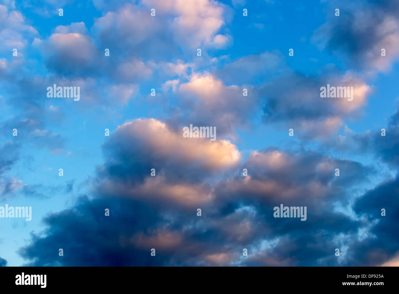 Blue clouds sky hdr weather hi-res stock photography and images - Alamy