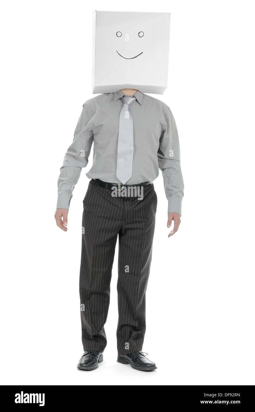 Don´t worry be happy businessman at work Stock Photo - Alamy