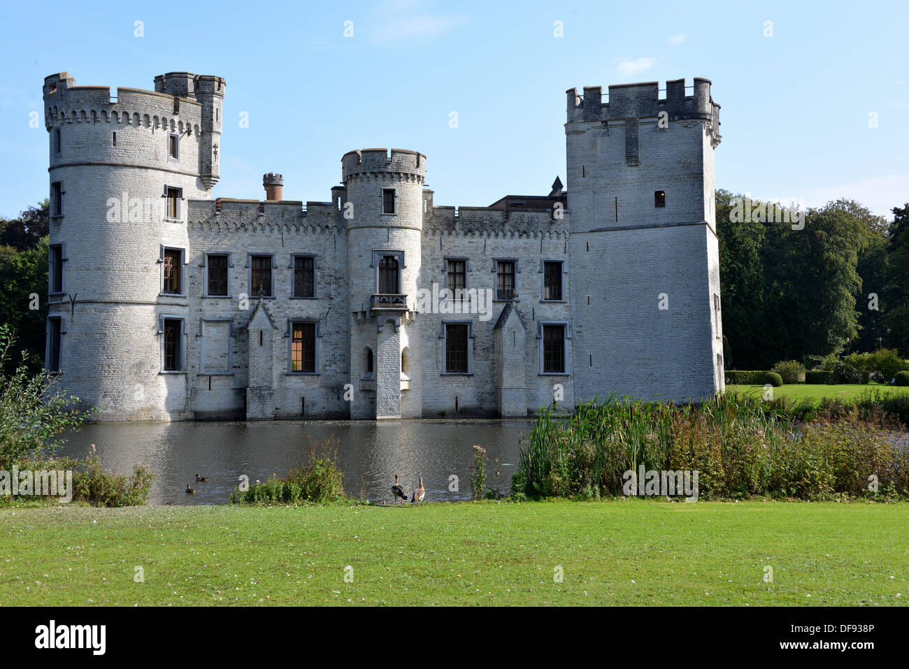 A castle at Meise, Belgium Stock Photo - Alamy