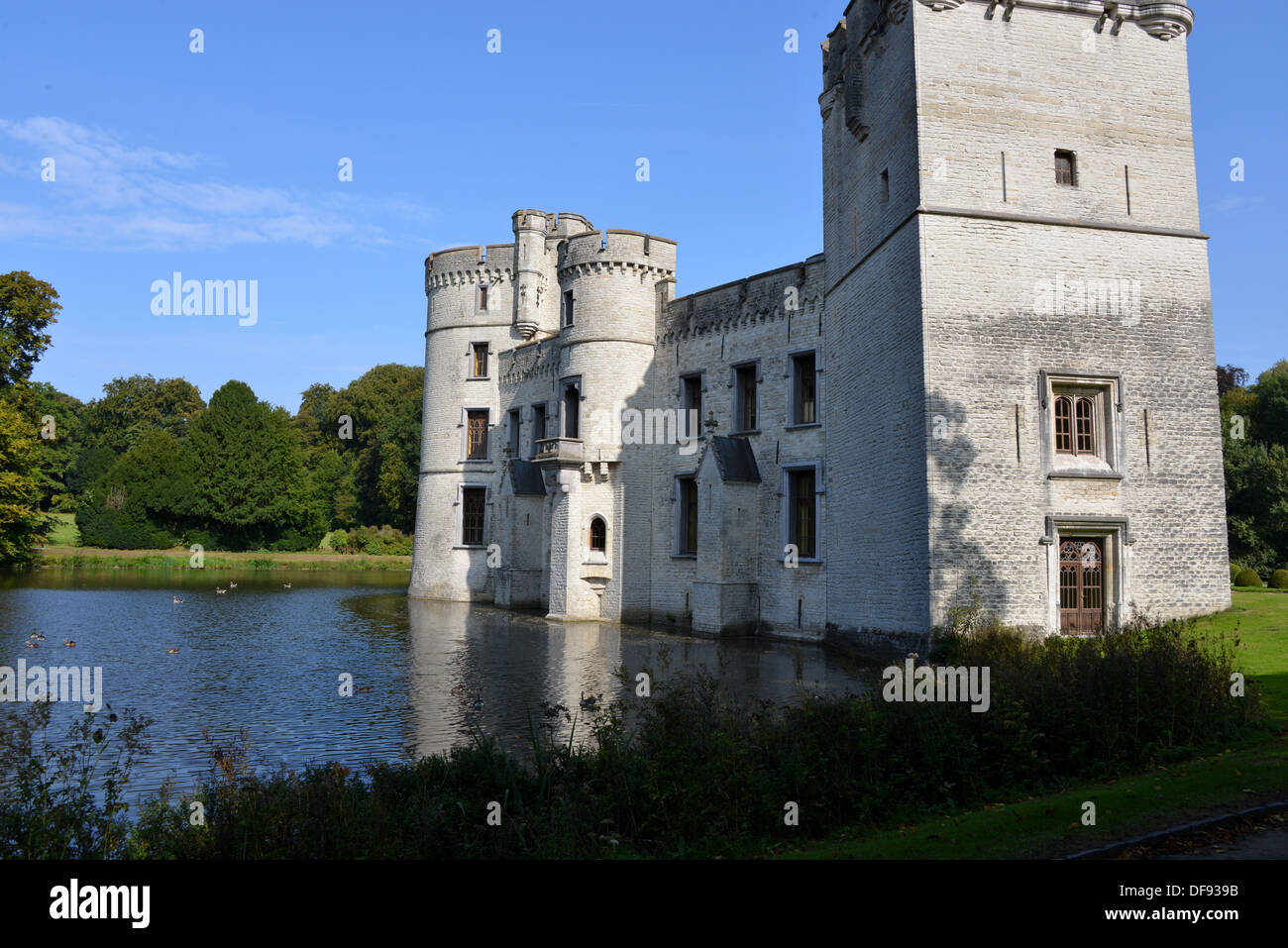A castle at Meise, Belgium Stock Photo - Alamy