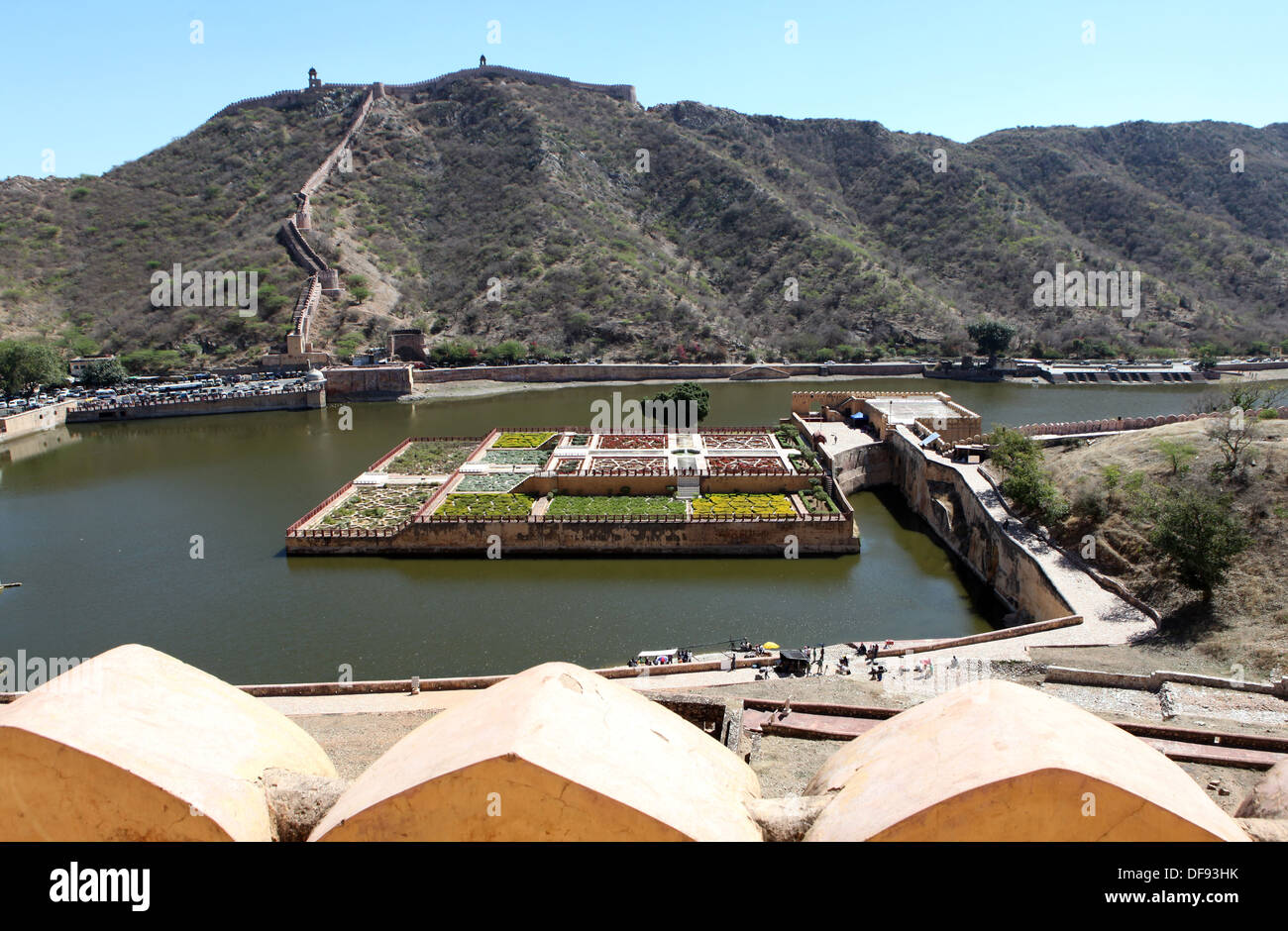 Kesar Kyari Bagh gardens, Fort Amber near Jaipur, Rajasthan, India,Asia ...