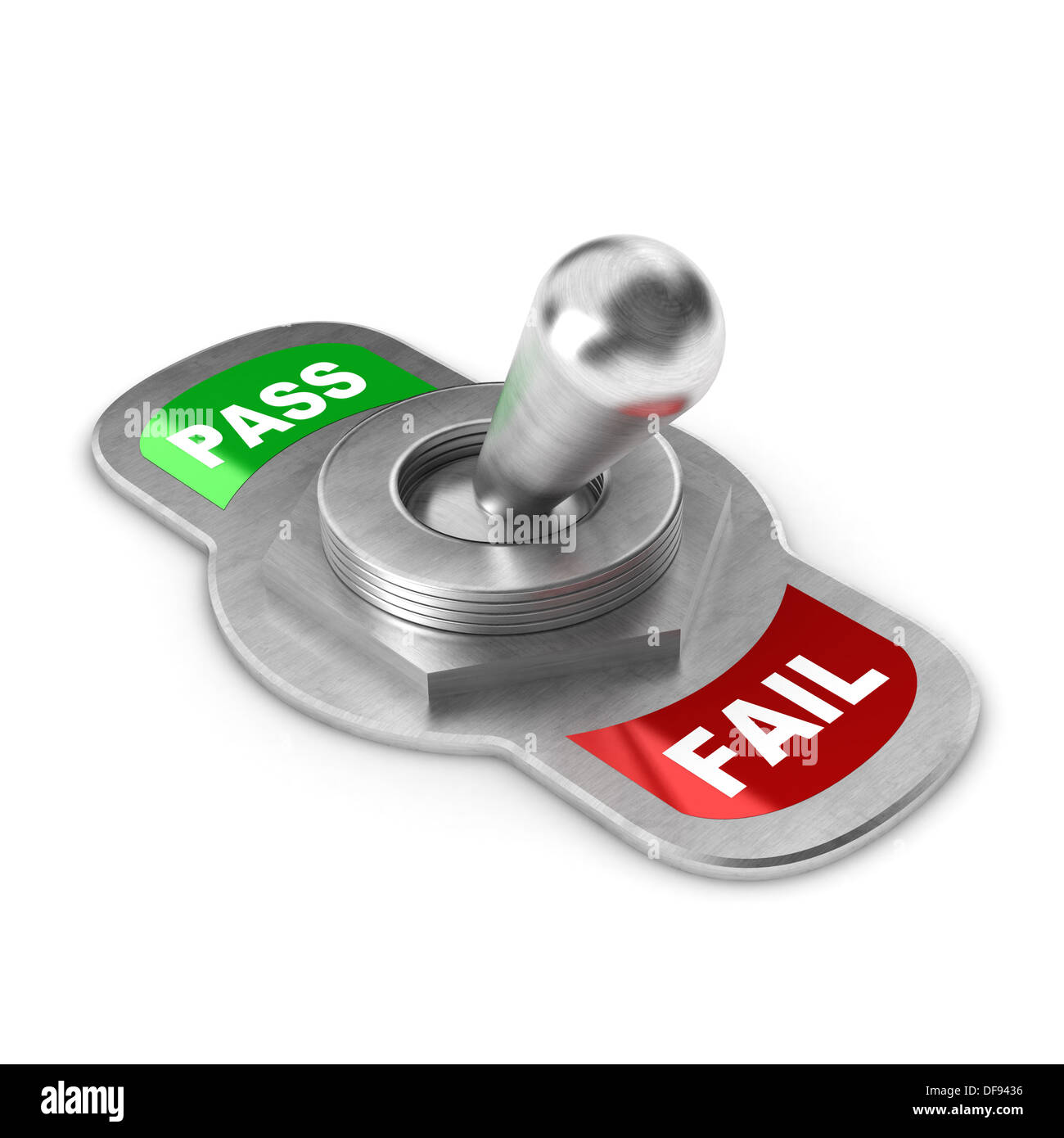A Colourful 3d Rendered Fail Concept Switch Illustration Stock Photo ...