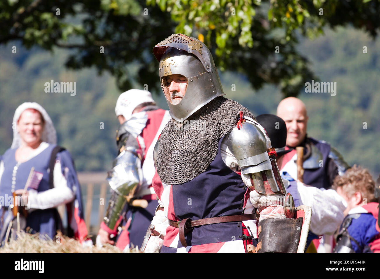 New York City USA Sept 29th 2013. Medieval Festival at Fort Tryon Park ...