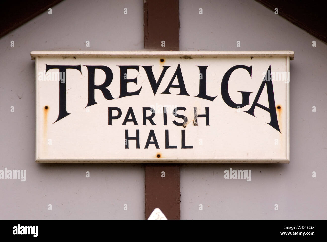 Trevalga,Cornwall,UK,a privately owned village on the coast with church ...