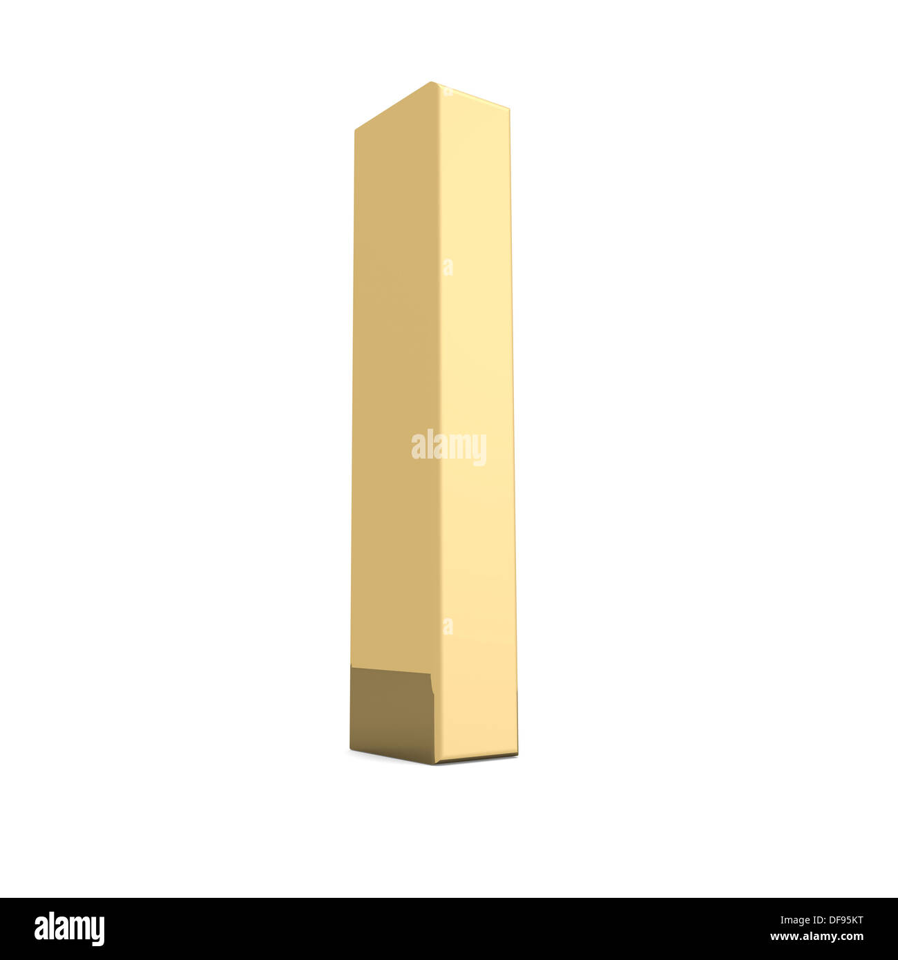 Gold letter I Stock Photo - Alamy