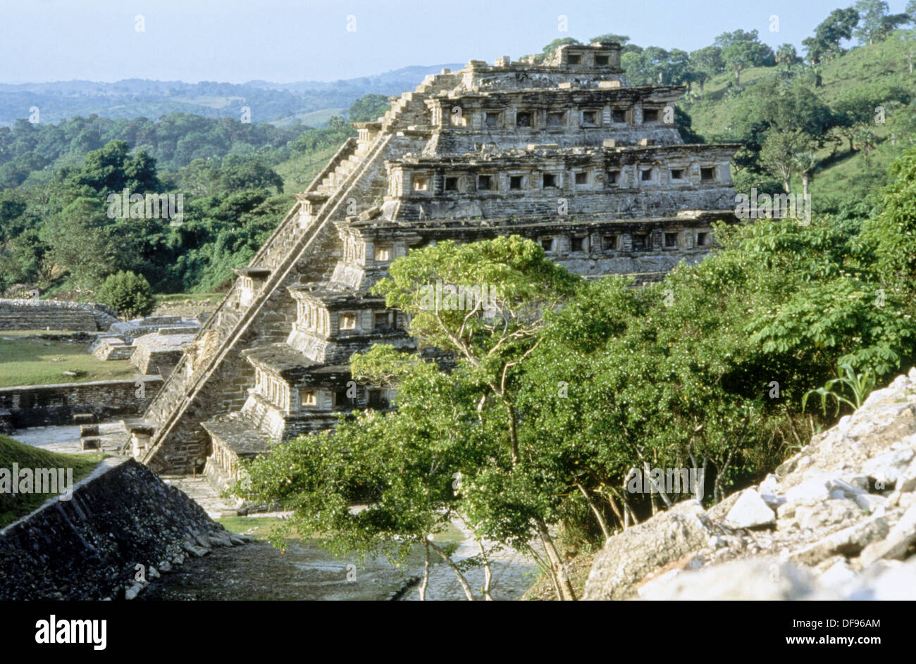 El Tajin Mexico Pyramid Niches High Resolution Stock Photography and ...