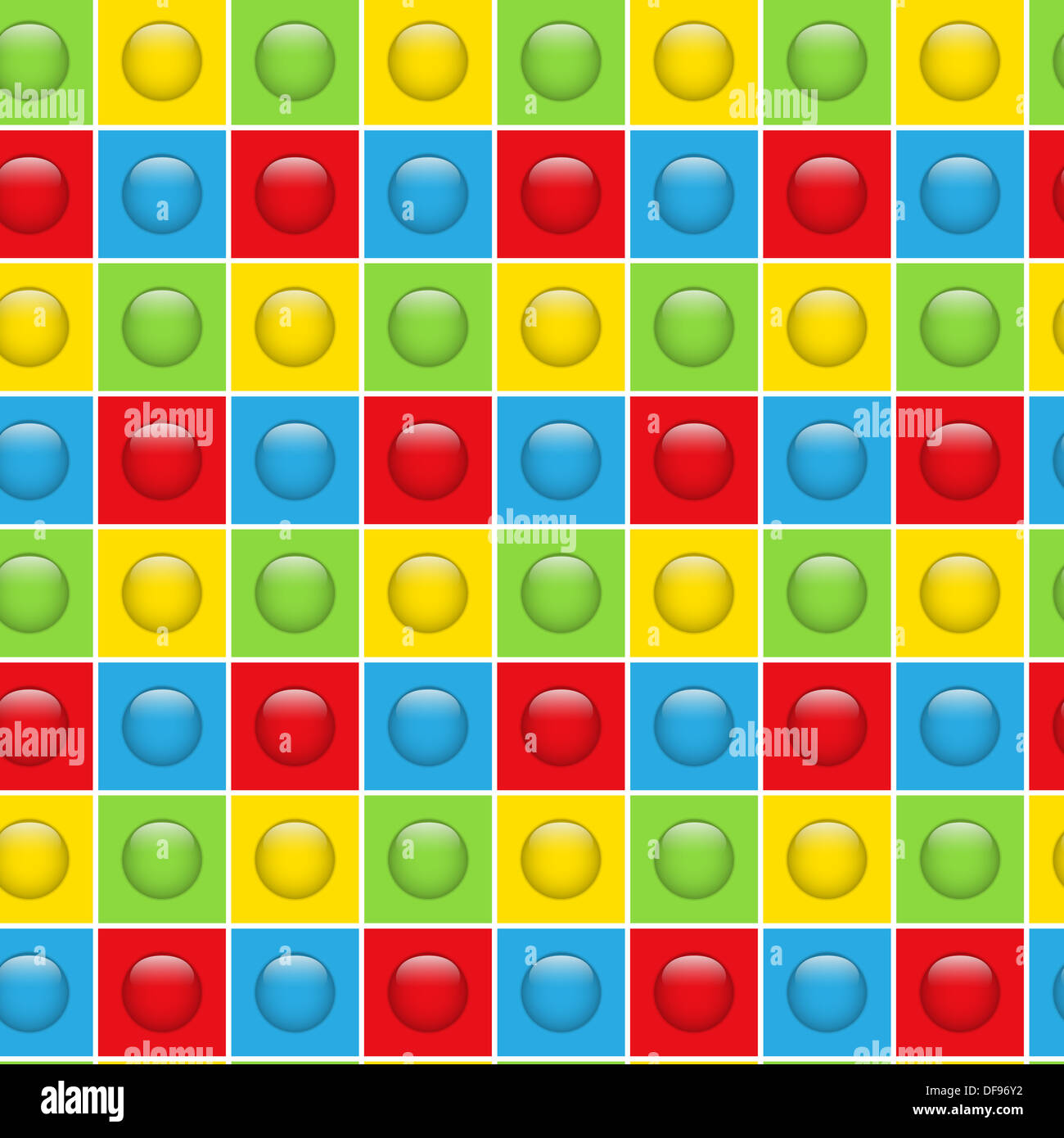 Seamless Colorful Buttons Pattern Background Vector Stock Photo - Alamy