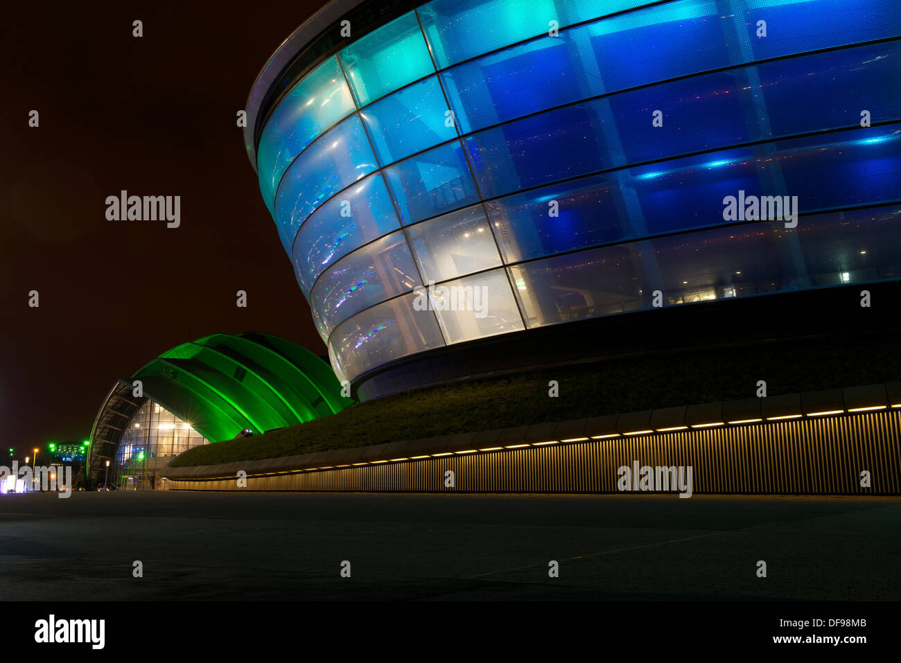 SSE Hydro Arena and the Clyde Auditorium, Glasgow, Scotland Stock Photo ...