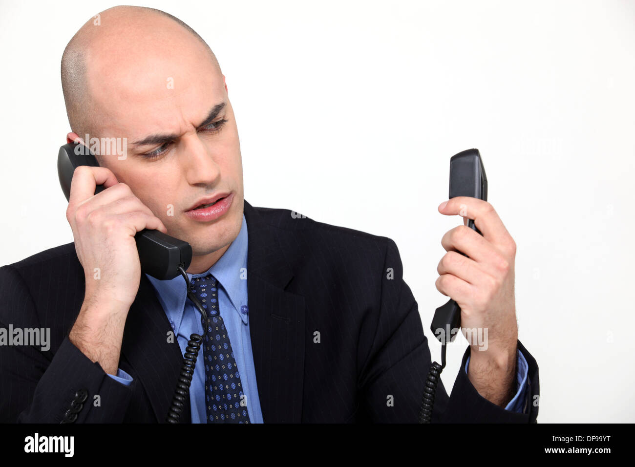 Tin phone ear hi-res stock photography and images - Alamy