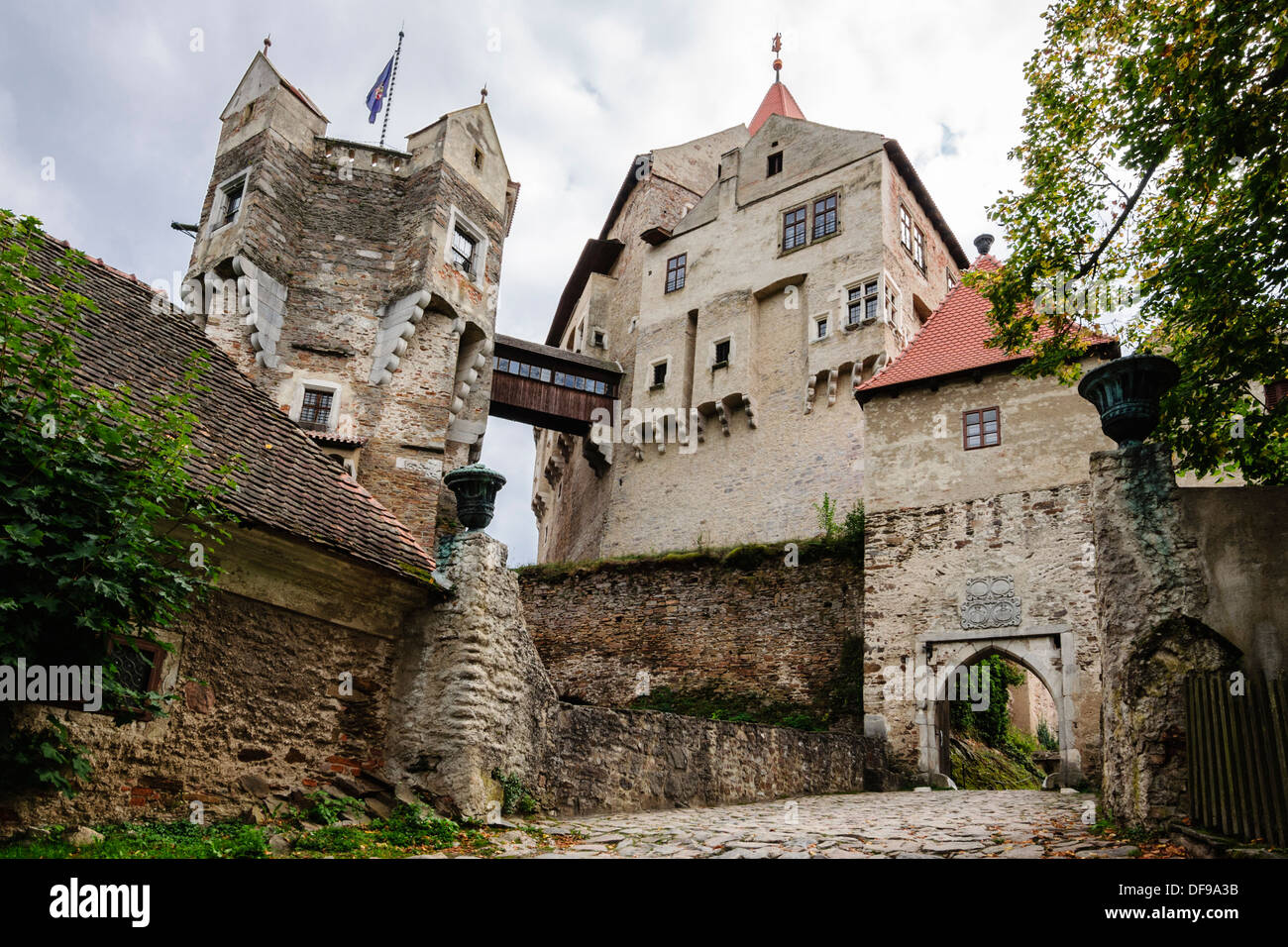 Pernstejn castle. South Moravia, Czech Republic Stock Photo - Alamy