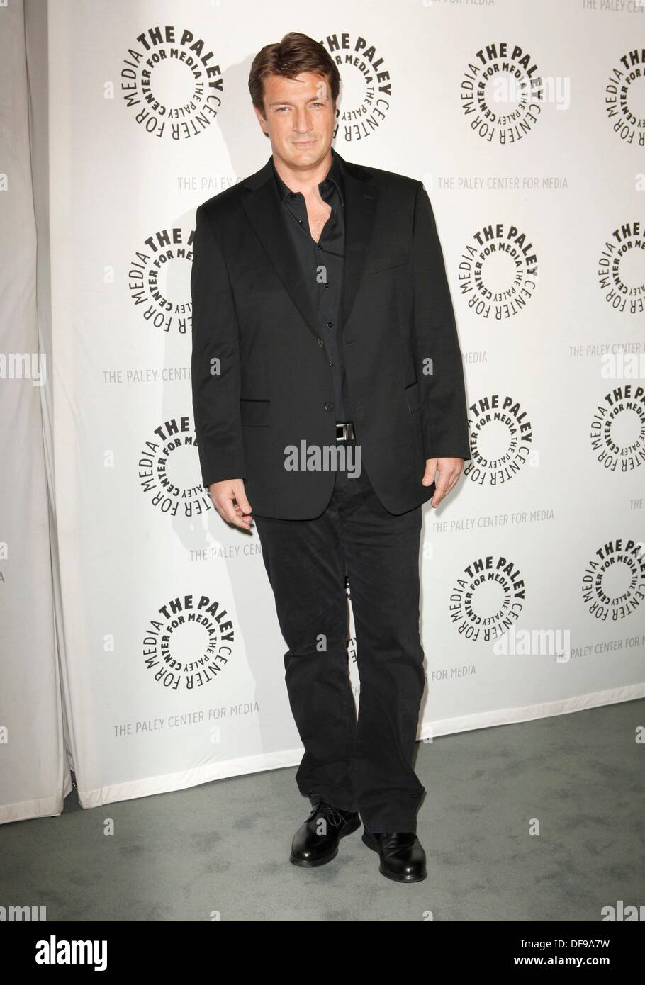 Los Angeles, CA. 30th Sep, 2013. Nathan Fillion at arrivals for The ...