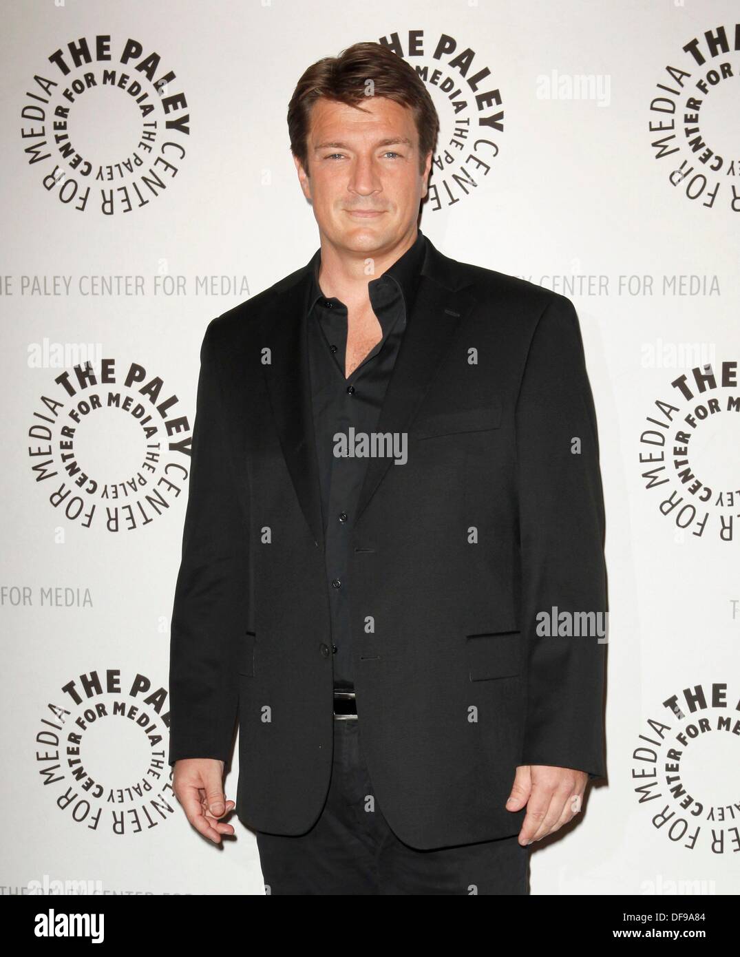 Los Angeles, CA. 30th Sep, 2013. Nathan Fillion at arrivals for The ...
