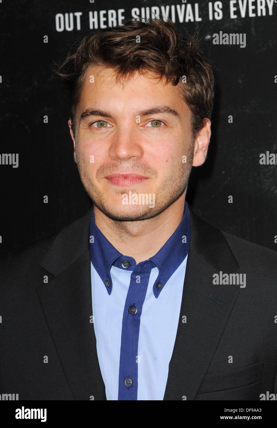 Los Angeles, CA. 30th Sep, 2013. Emile Hirsch at arrivals for CAPTAIN ...