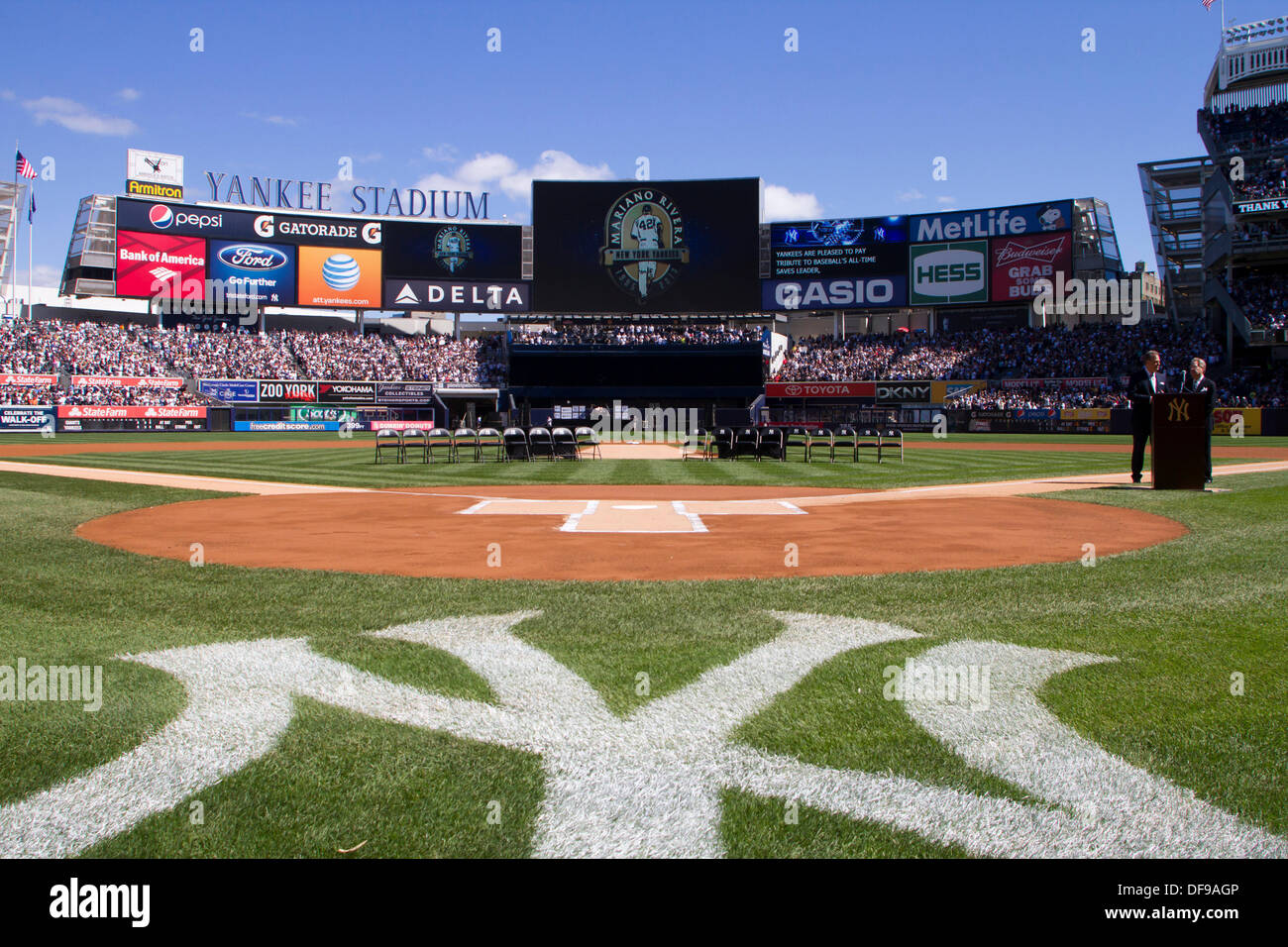 General view, SEPTEMBER 22, 2013 - MLB : Retirement ceremony of Mariano ...